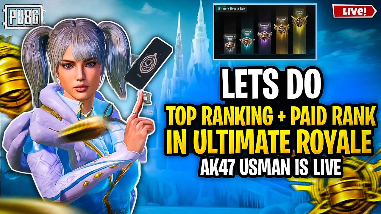 RANK # 80 (( LET'S DO TOP RANKING IN ULTIMATE ROYAL )) AK-47 USMAN IS ...