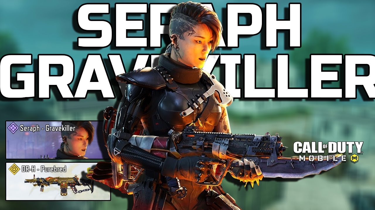 SERAPH GRAVEKILLER GAMEPLAY COD MOBILE ALCATRAZ - YouTube