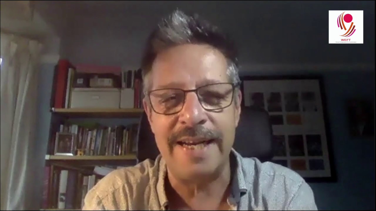 WEFT Webinar all about raising funds by David B Horne talking about ...