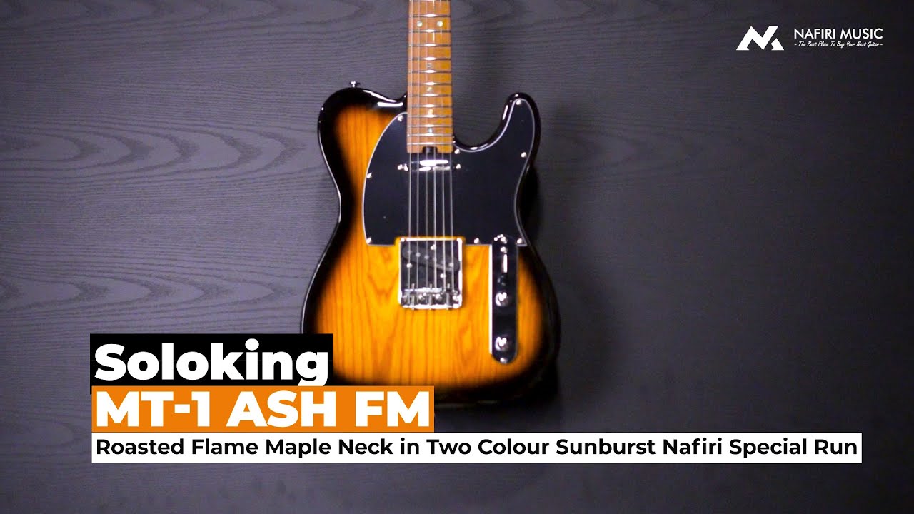 Soloking MT-1 ASH FM in 2 Color Sunburst Nafiri Special Run - YouTube