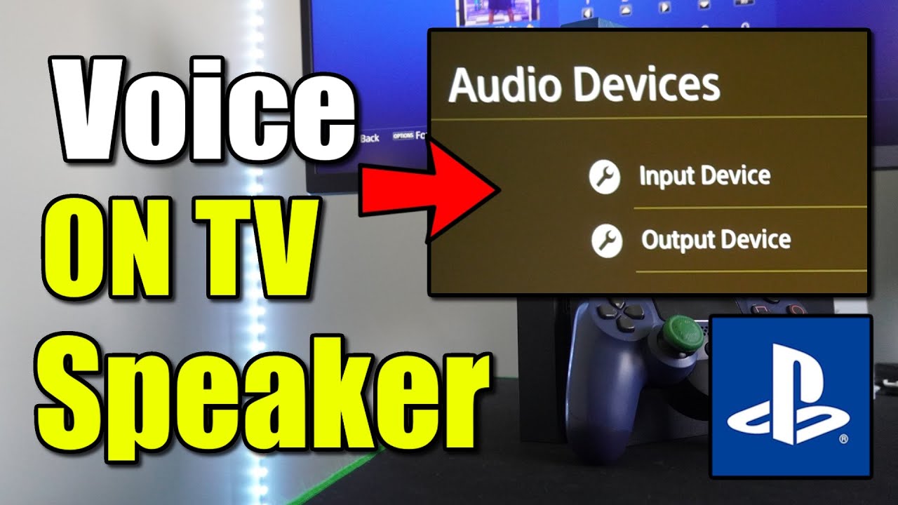 How to Get Voice Chat Volume through THE TV Speakers ON PS4 (Best ...