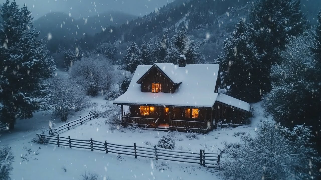Blizzard Sound | Calming Winter Storm Ambience for Deep Relaxation and ...