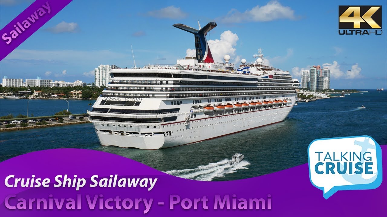 Carnival Victory - Miami Cruise Ship Sailaway - YouTube