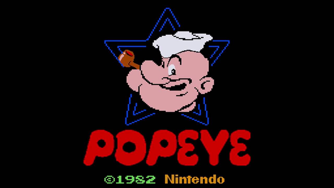 Popeye (Nintendo 1982) Attract Mode 60fps - YouTube