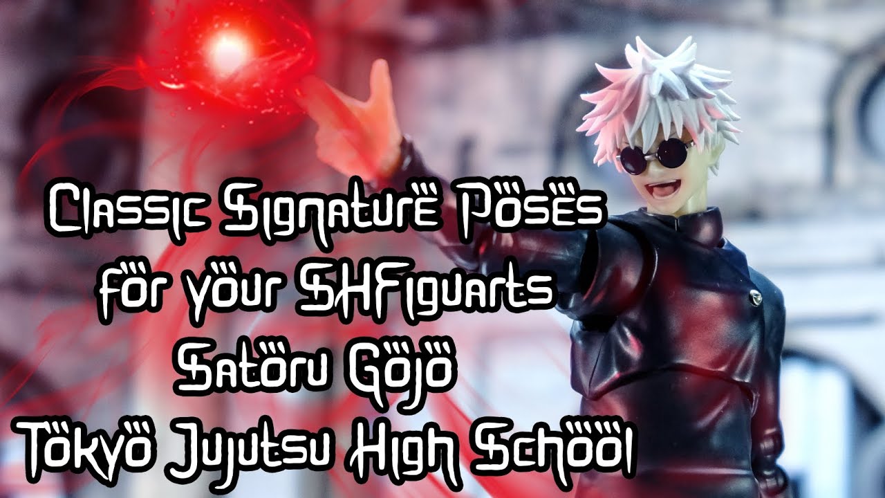 Classic signature poses for your S.H.Figuarts Satoru Gojo - Tokyo ...