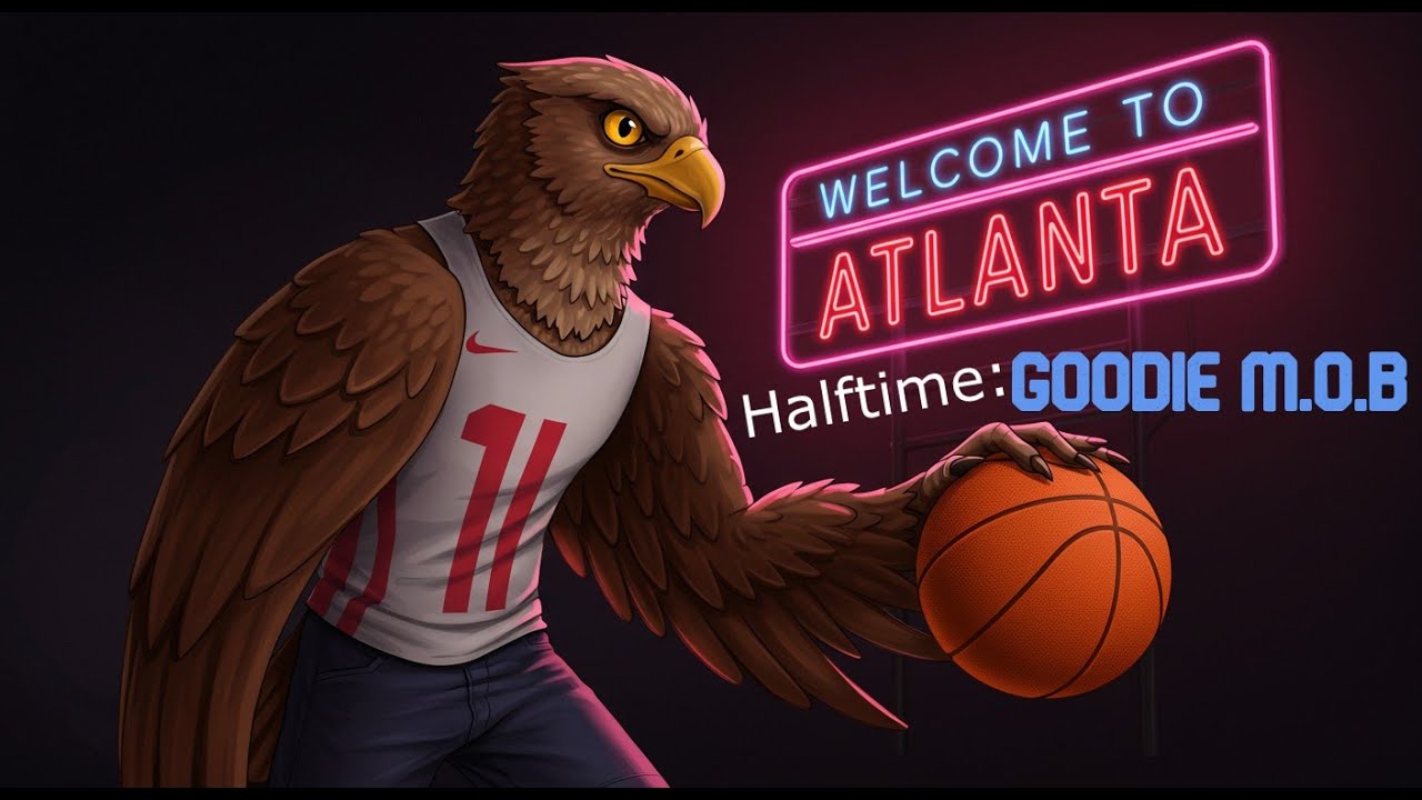Hawks Halftime performance 🎭: Goodie M.O.B - YouTube