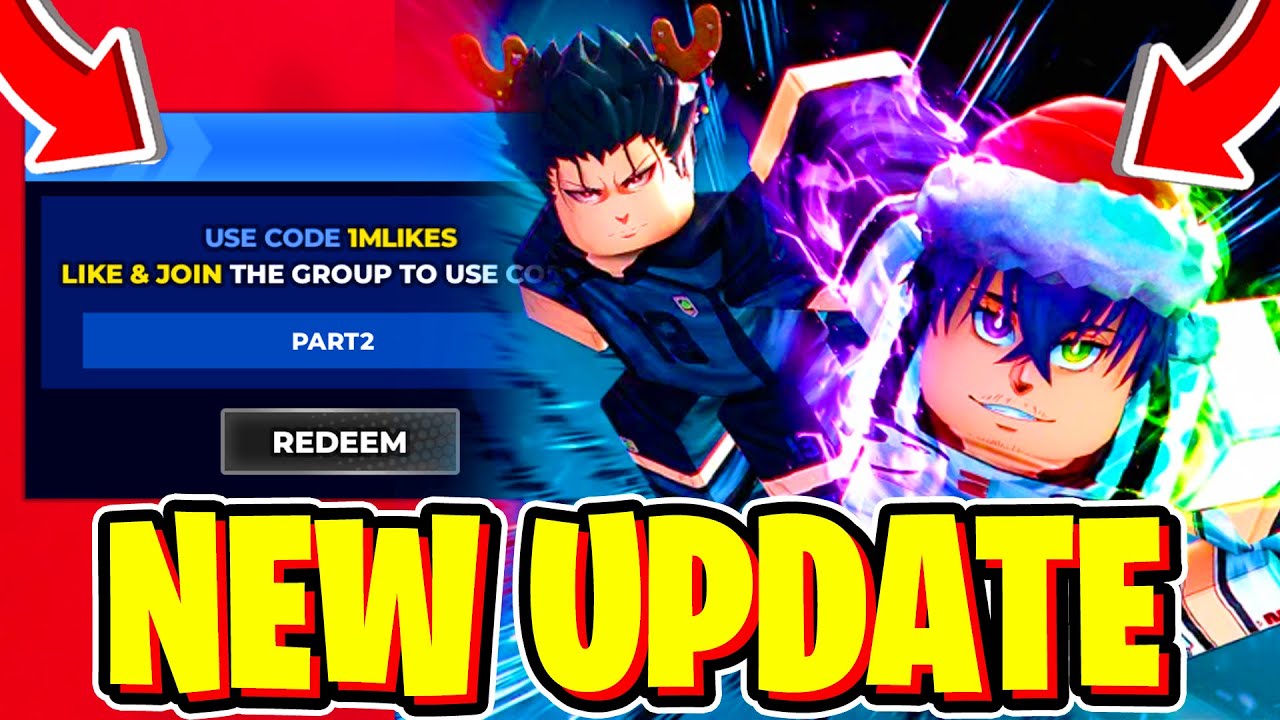 BLUE LOCK RIVALS CHRISTMAS PART 2 UPDATE! (NEW CODES, CHRISTMAS QUESTS ...