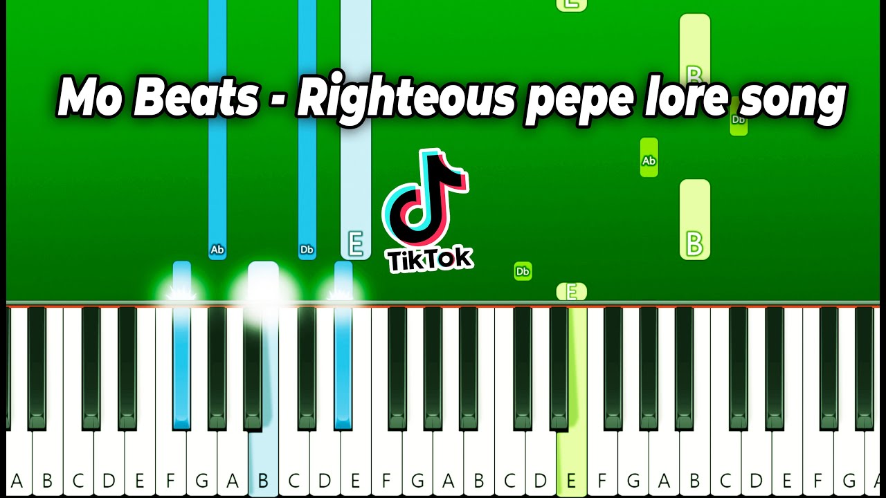 Mo Beats - Righteous (pepe lore song) TikTok (Piano Tutorial) - YouTube