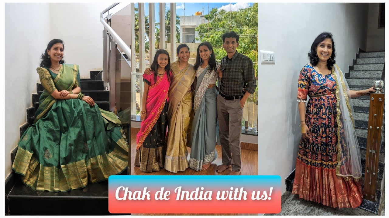 India Vlog with Authentic Indian flavors | Indian stores from sarees to ...