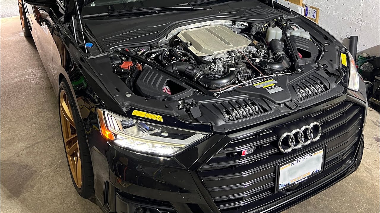 Audi S8 RS6 RS7 RSQ8 SQ8 SQ7 DOWNPIPE MODIFICATION / UPGRADE - YouTube