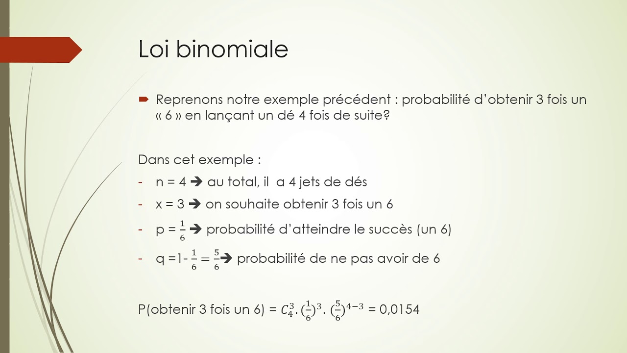 Statistiques - Théorie de la loi binomiale - YouTube