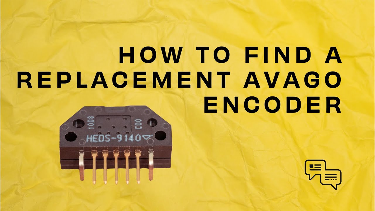 How To Find A Replacement For Your Avago Encoder Us Digital Encoder Support Youtube