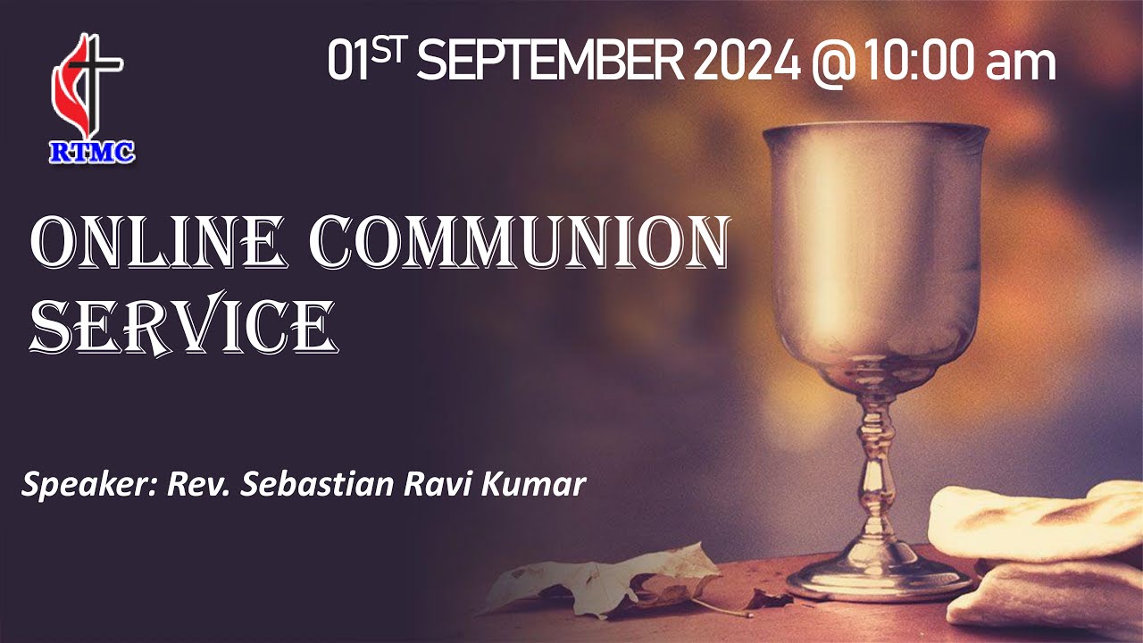 01ST SEPTEMBER 2024 | COMMUNION SERVICE I SUNDAY ONLINE SERVICE - YouTube