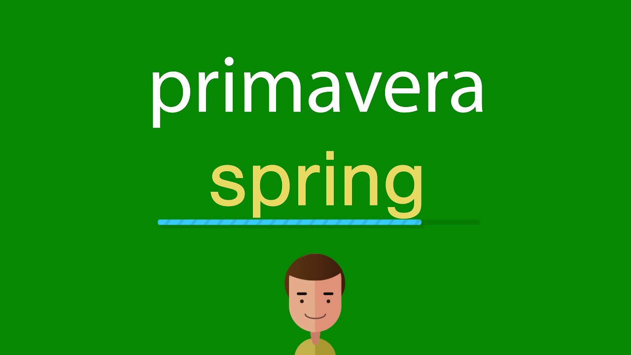 Como dizer primavera em inglês - YouTube