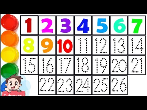 Learn How to Write and Read Numbers from 1 to 60 | Easy Learning for ...