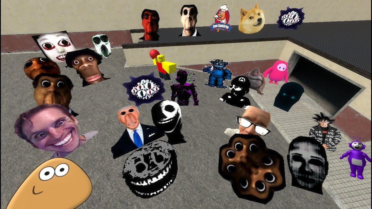 ALL FULL NICO'S NEXTBOT, 2D NEXTBOTS, OBUNGA NETBOT NEW UPDATE In Garry ...