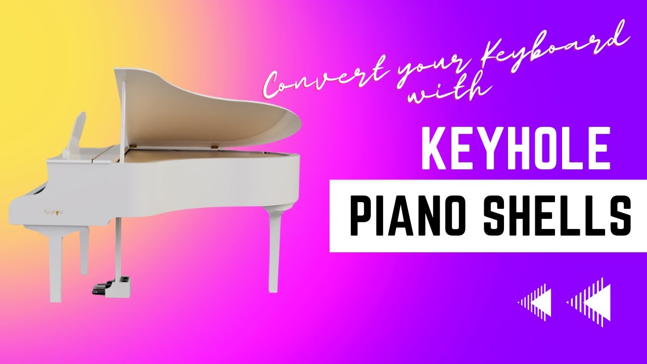 Keyhole Piano Shells - Take your show on the go - YouTube