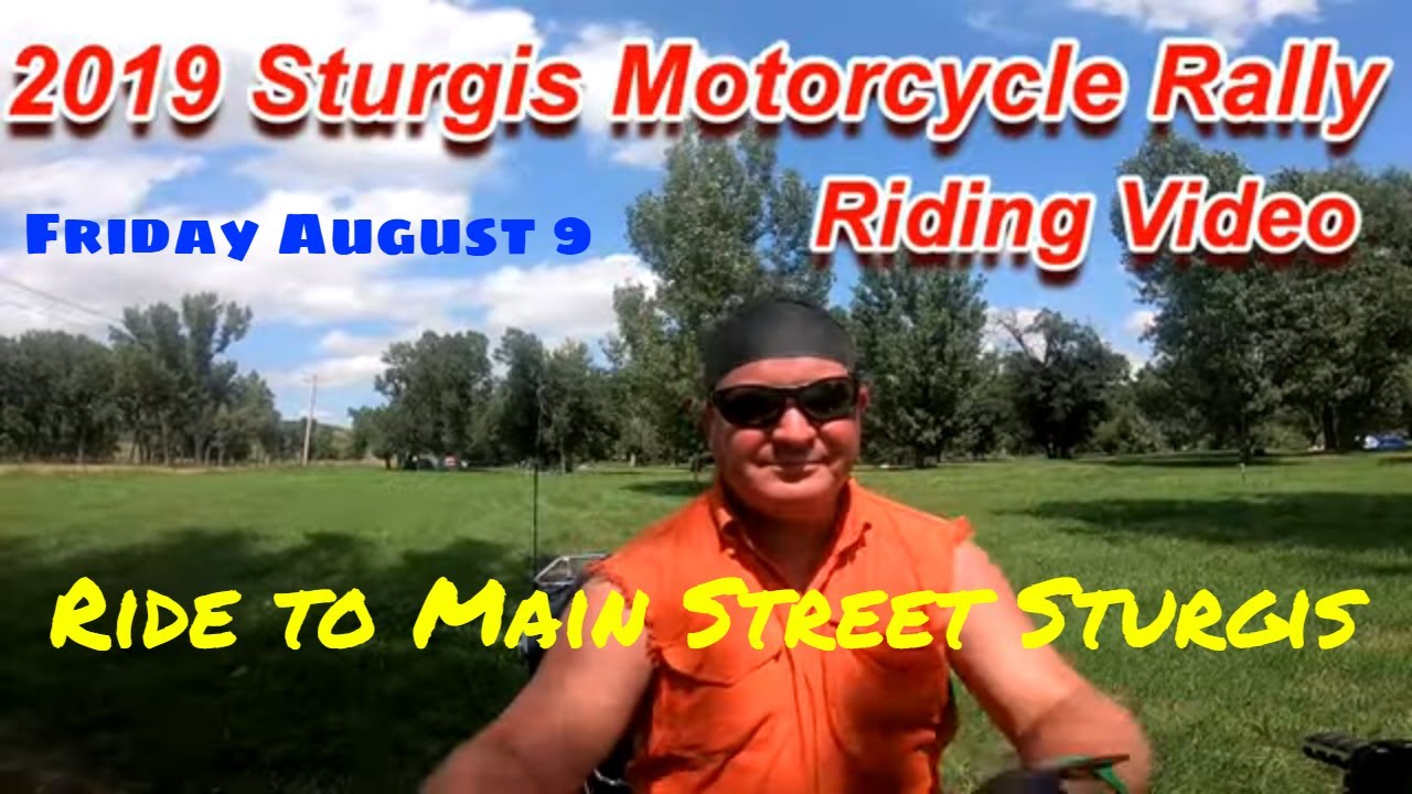 Sturgis Motorcycle Rally, Riding, Ride to Main Street Sturgis - YouTube