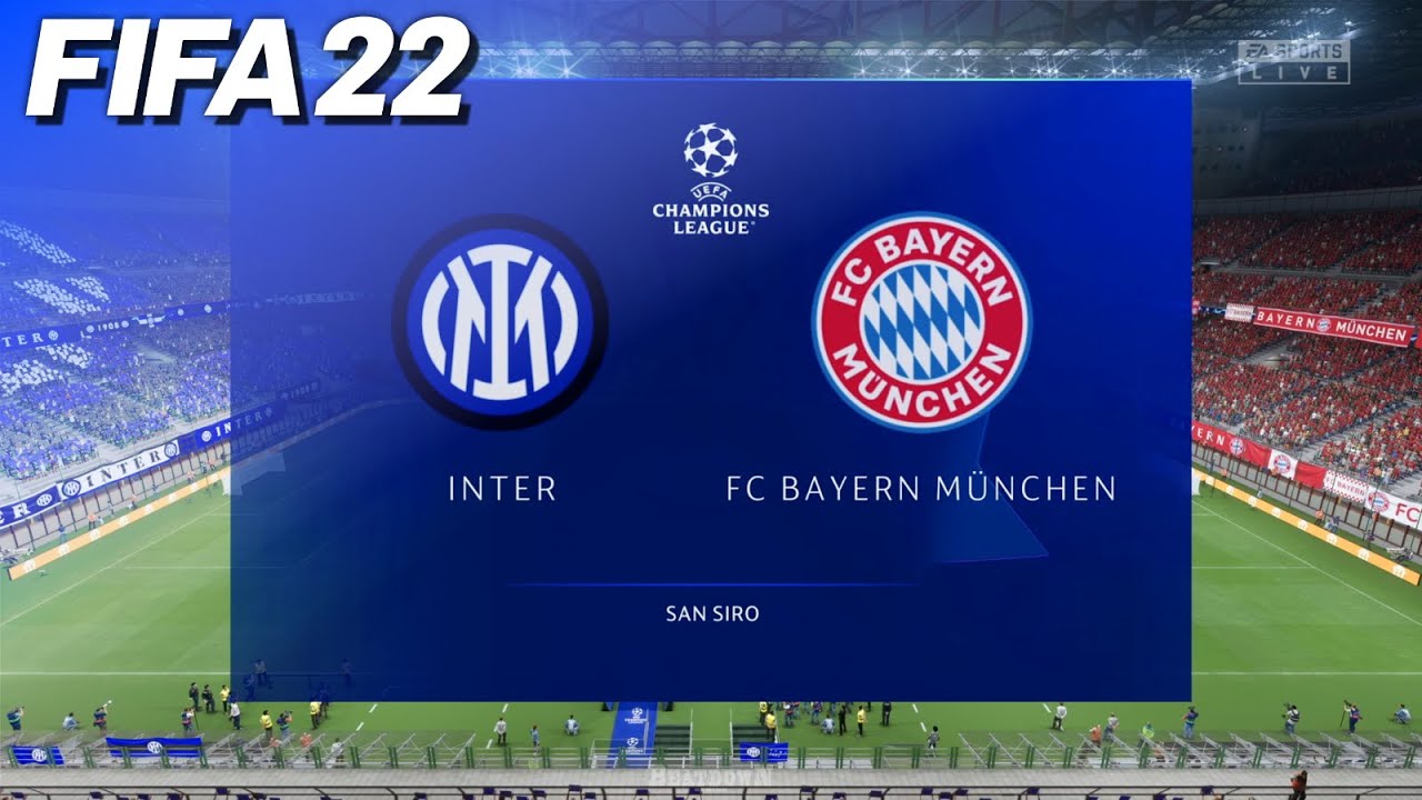 FIFA 22 - Inter Milan vs. FC Bayern München | '22/'23 Champions League ...