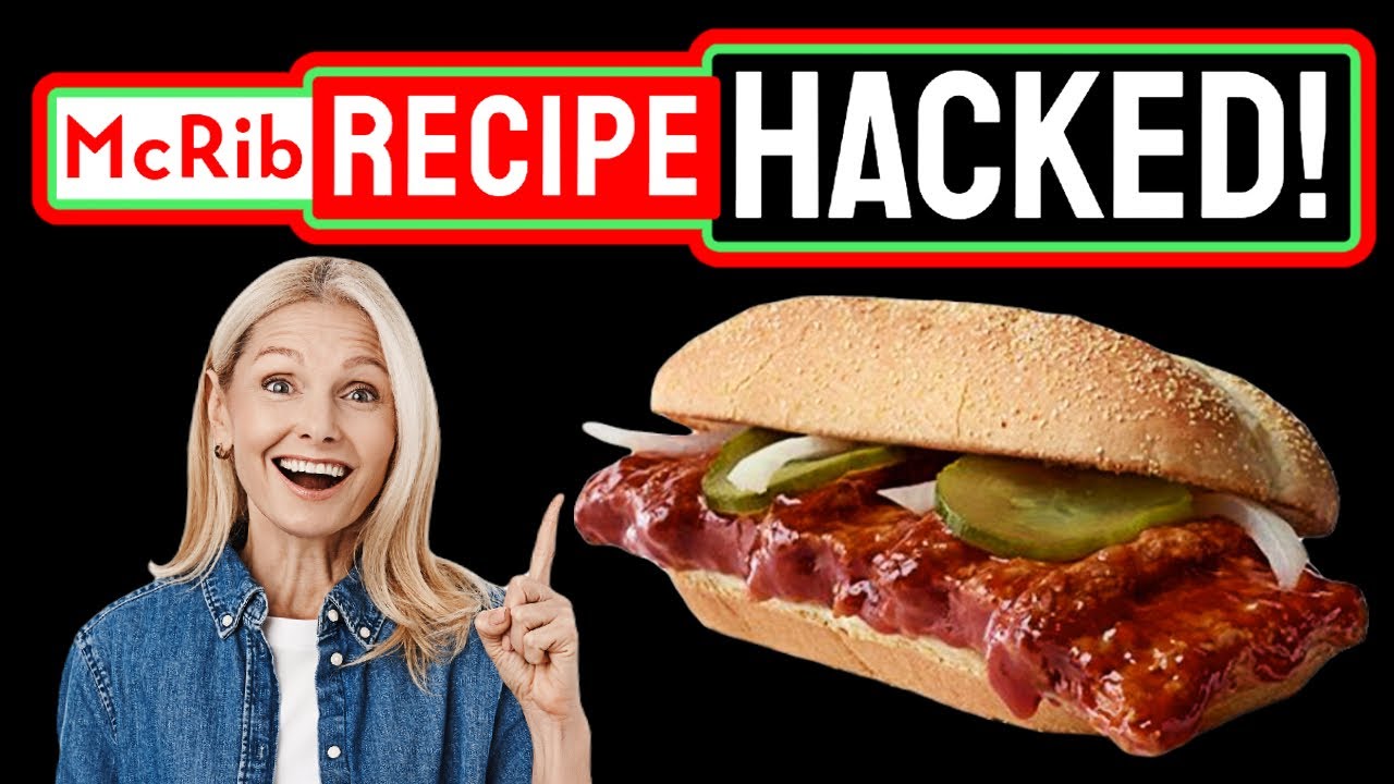 McDonald's Actual McRib Recipe HACKED! Now You Can Make It At Home ...