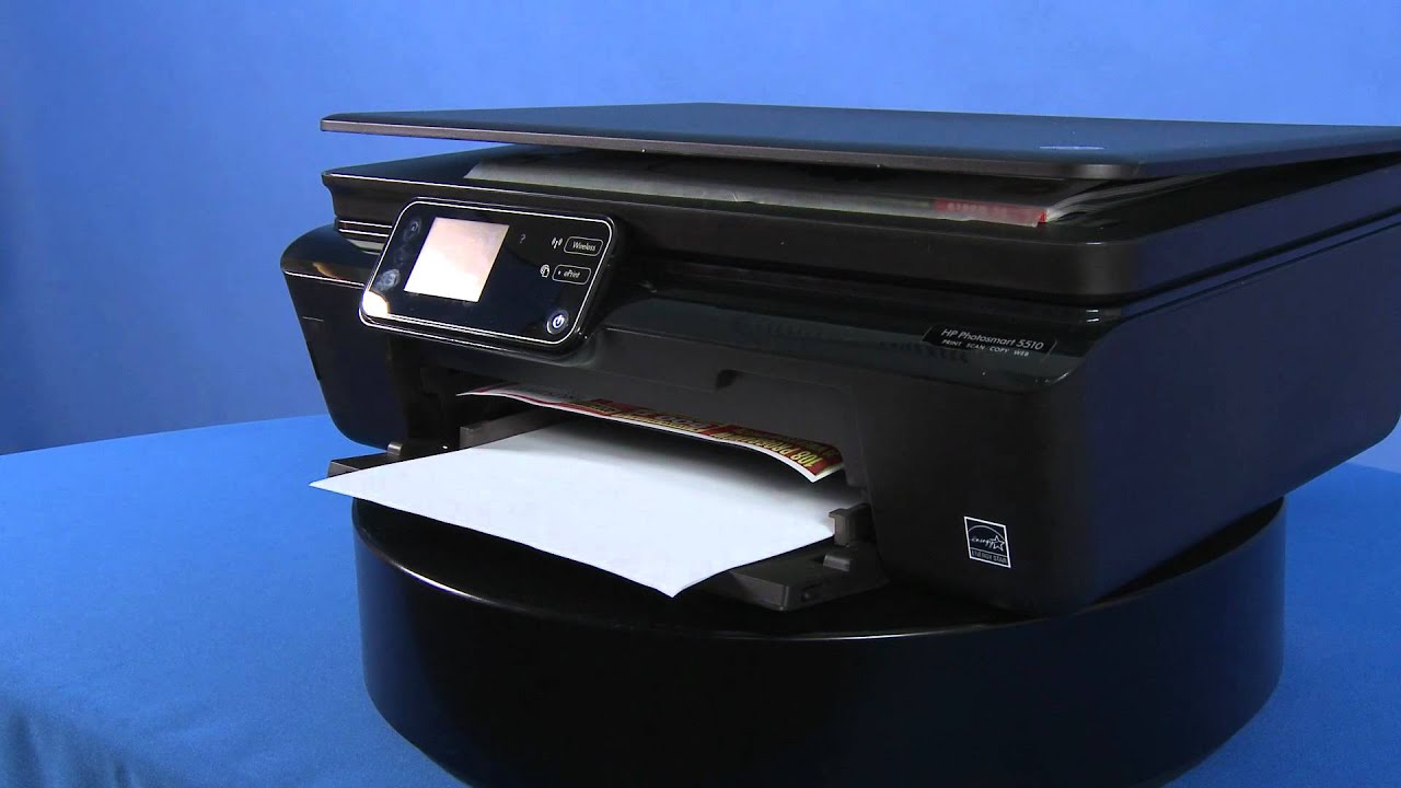 Hewlett-Packard Photosmart 5510 - test PC World - YouTube