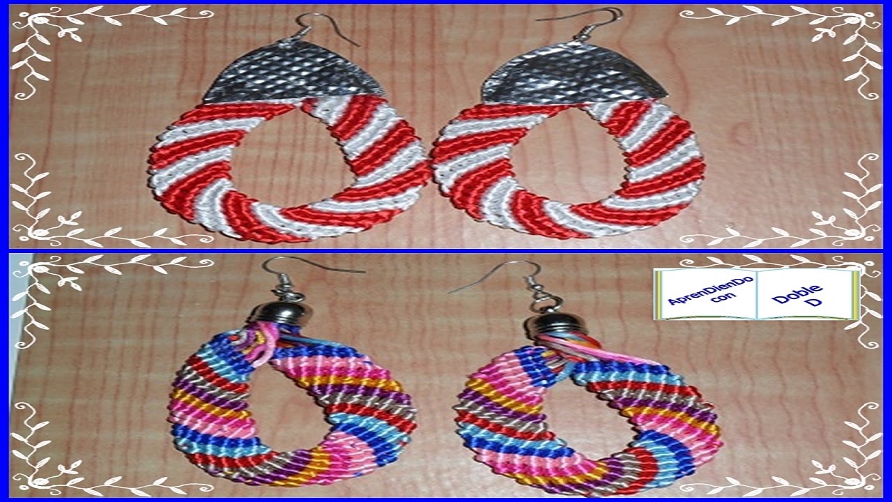 ARETE CON HILO COLA DE RATA │Aprendiendo Con Doble D - YouTube