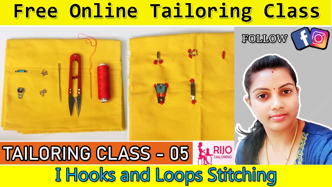CLASS 05- I Hooks and Loops Stitching | FREE ONLINE CLASS | BASIC ...