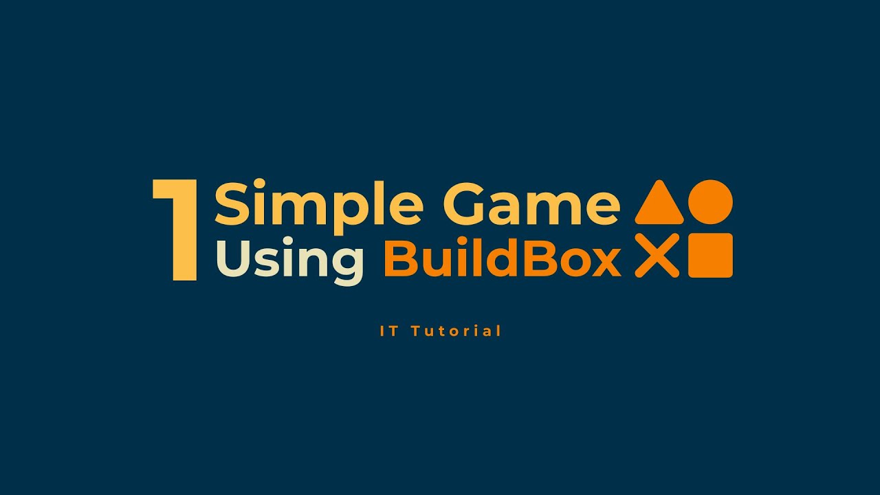 Part 1 | Let's make a simple 3d game using BuildBox - YouTube