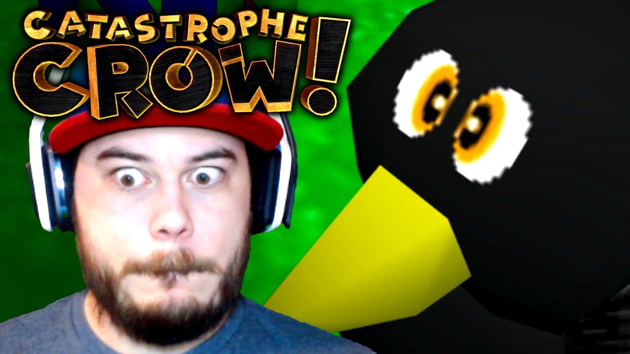 I PLAYED A HAUNTED NINTENDO 64 GAME!! | Catastrophe Crow (Crow 64 ...