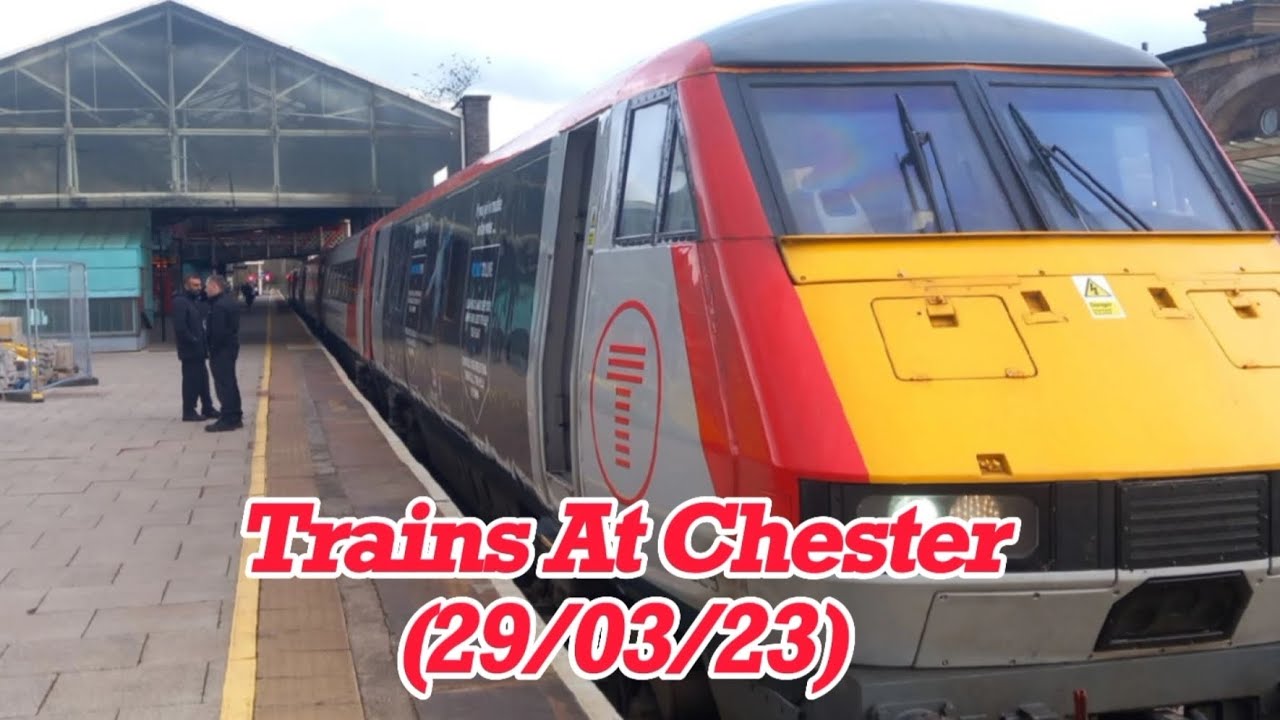 Trains At Chester (29/03/23) - YouTube