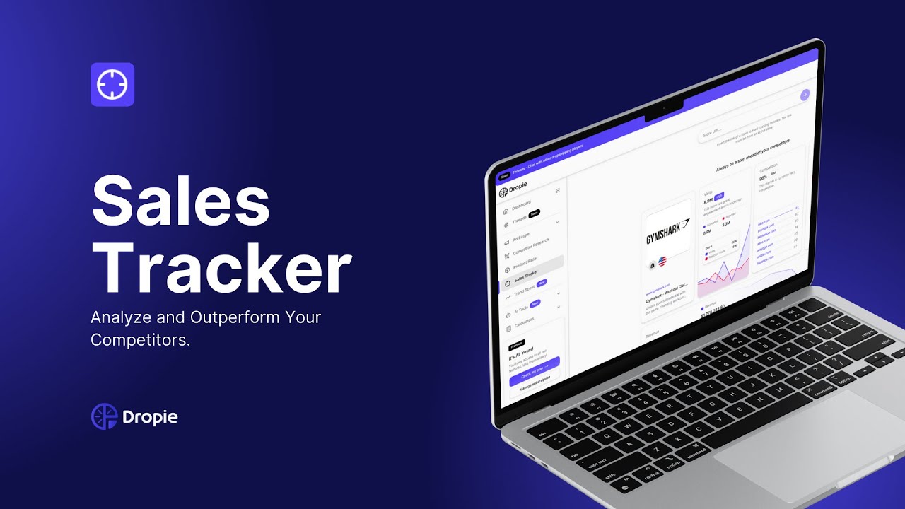 Dropie - Sales Tracker | Track Store Performance in Real Time - YouTube