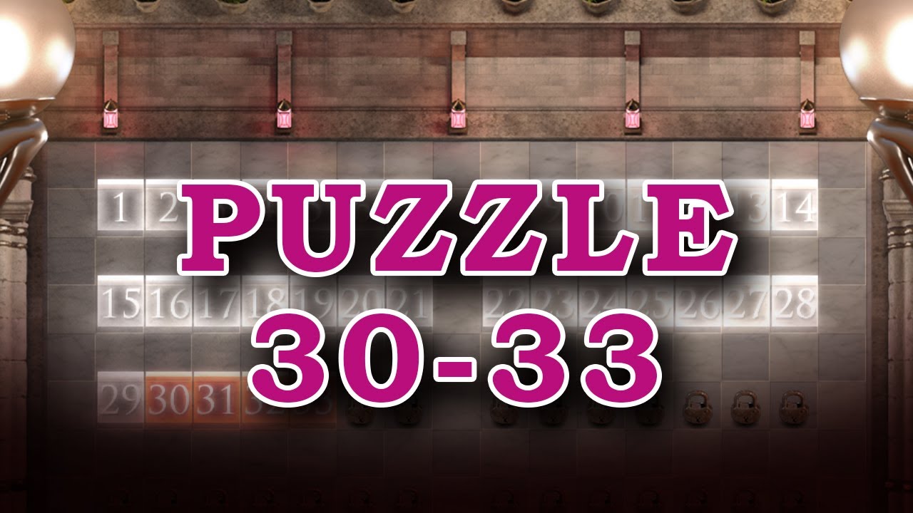 The Genesis Order Puzzle 30 - 33 - YouTube