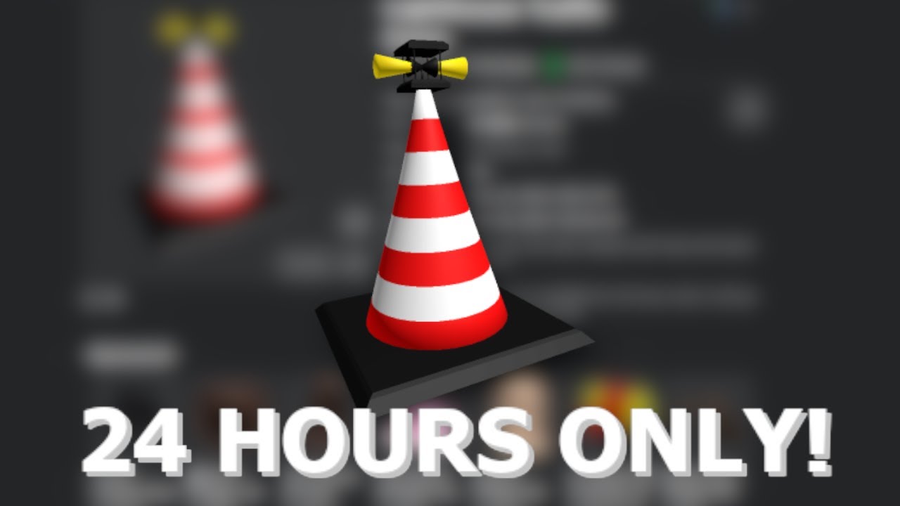 Lighthouse Traffic Cone - 24 Hours Only! | Roblox UGC Black Friday Sale ...