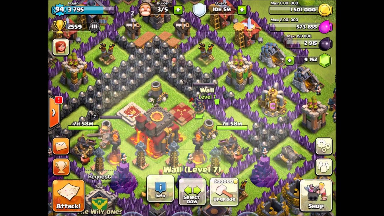 Clash of Clans - Gemming To Max Base Part 5 of 7 84000/140000! - YouTube
