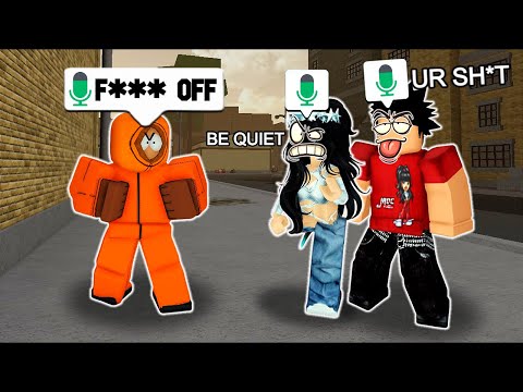 Pretending to be Kenny In Roblox Da Hood VOICE CHAT