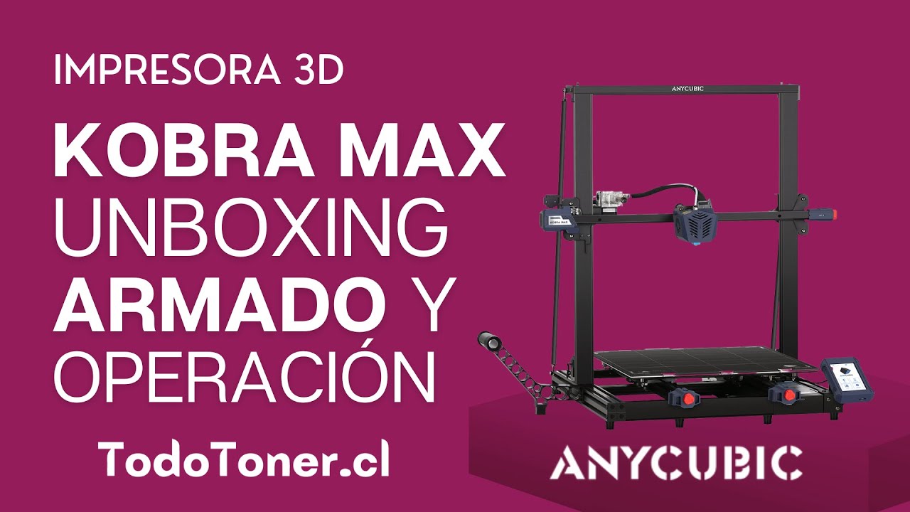 KOBRA MAX Anycubic - Armado - Tutorial - Montaje - Unboxing 🛠 - YouTube