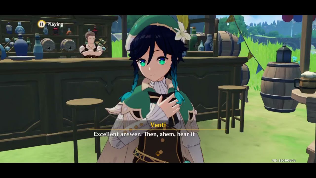 Thousand-Wind Wine rhyme by Venti | Sounds from Afar | Genshin Impact ...