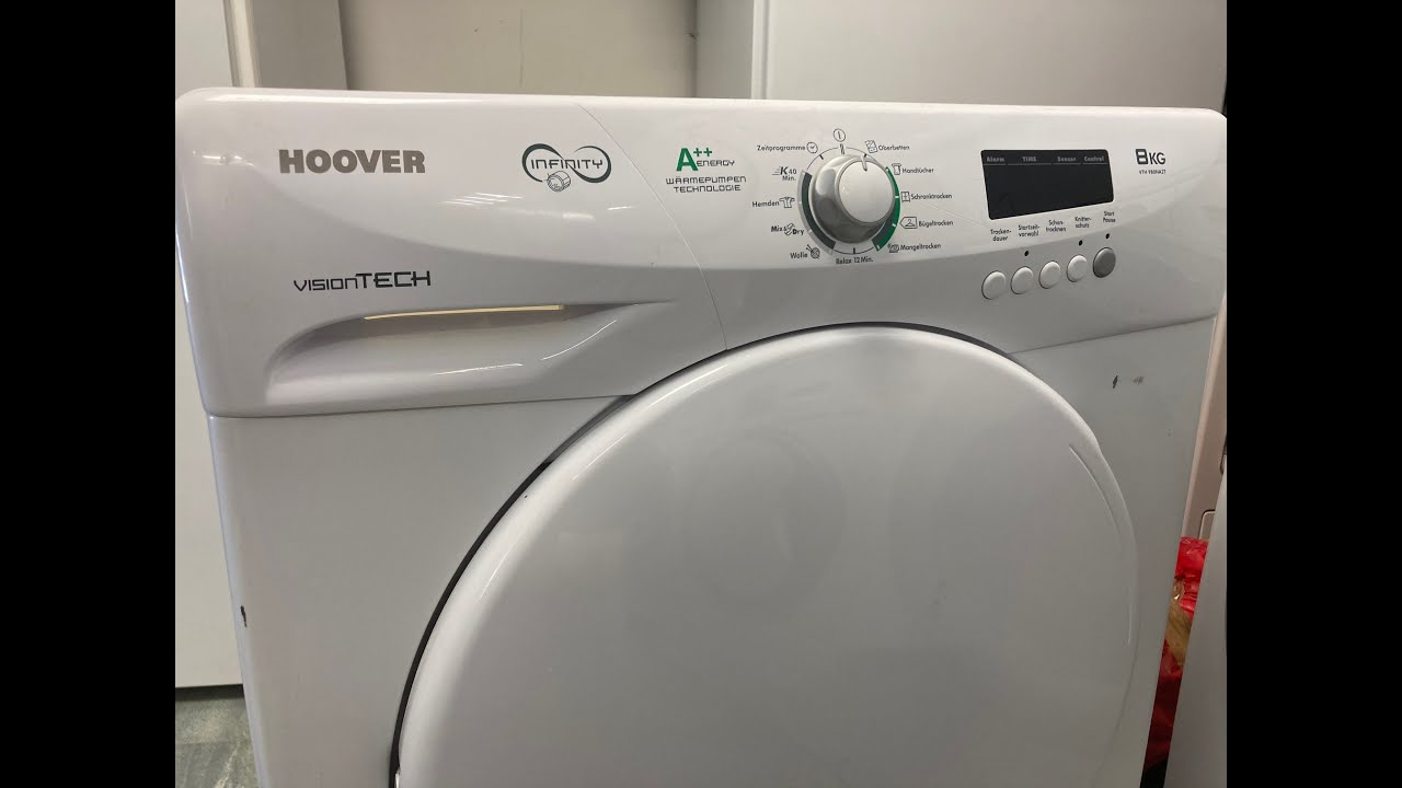 How to Repair and Fix Hoover Dryer Machine - Candy - YouTube
