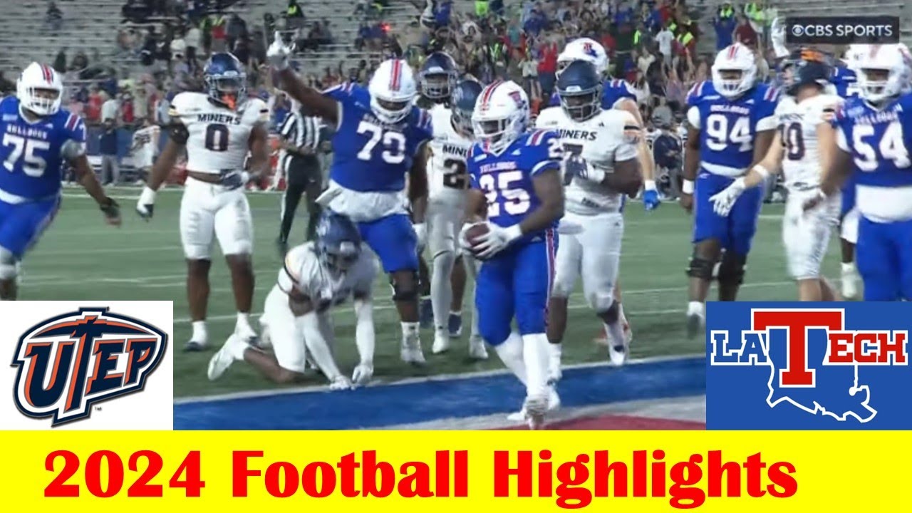 UTEP vs Louisiana Tech Football Game Highlights 10 22 2024 - YouTube