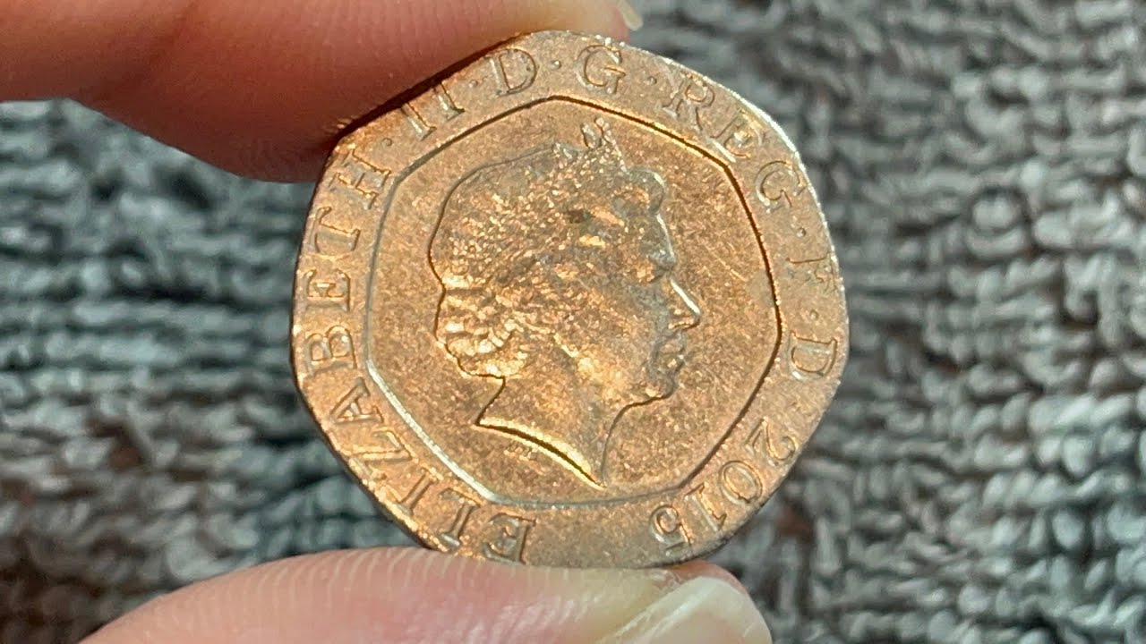 2015 United Kingdom 20 Pence Coin (4th Portrait) • Values, Information ...