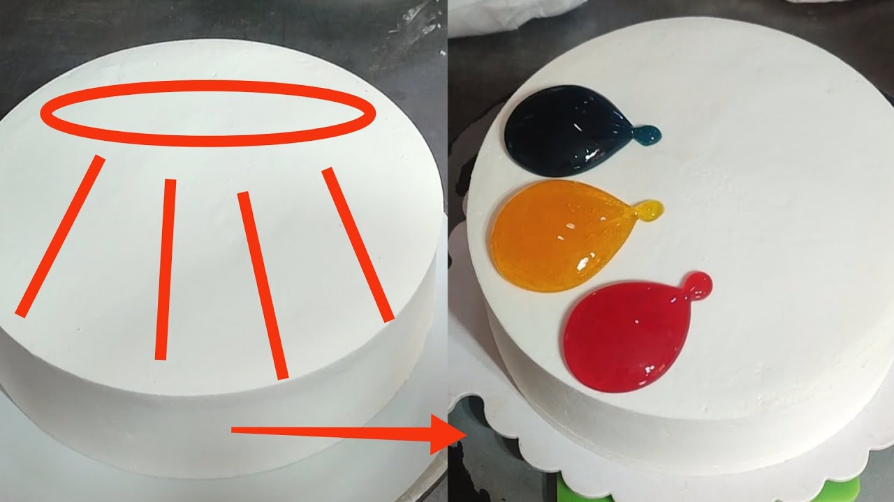 Balloon Cake Decorating/Colorful Cake Decorating/Decorate with new and ...