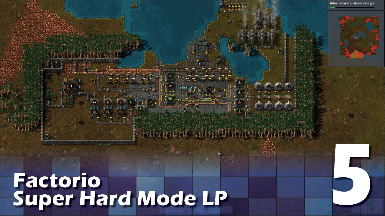 Factorio - Super Hard Mode LP #5 - Trees Everywhere! - YouTube
