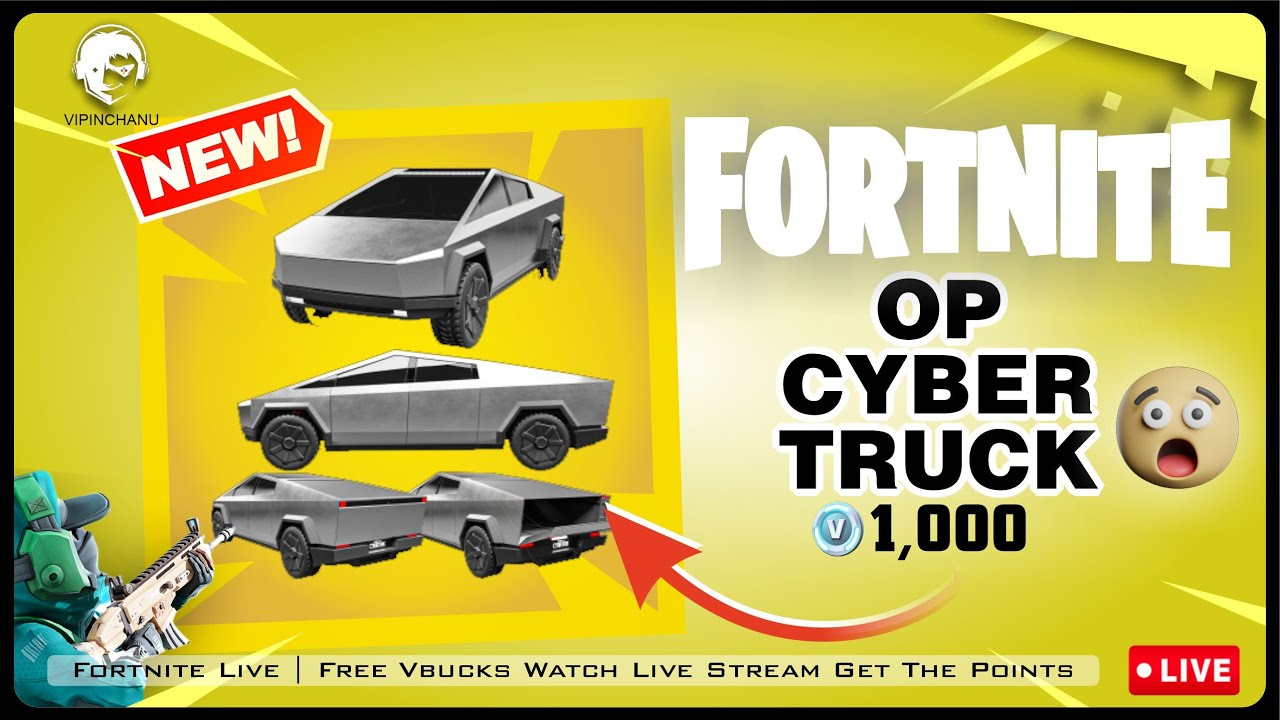 🔴 Livestream: Fortnite Daily Item Shop + Exciting Cybertruck + Marvel & Fall Guys Update Out Now ...