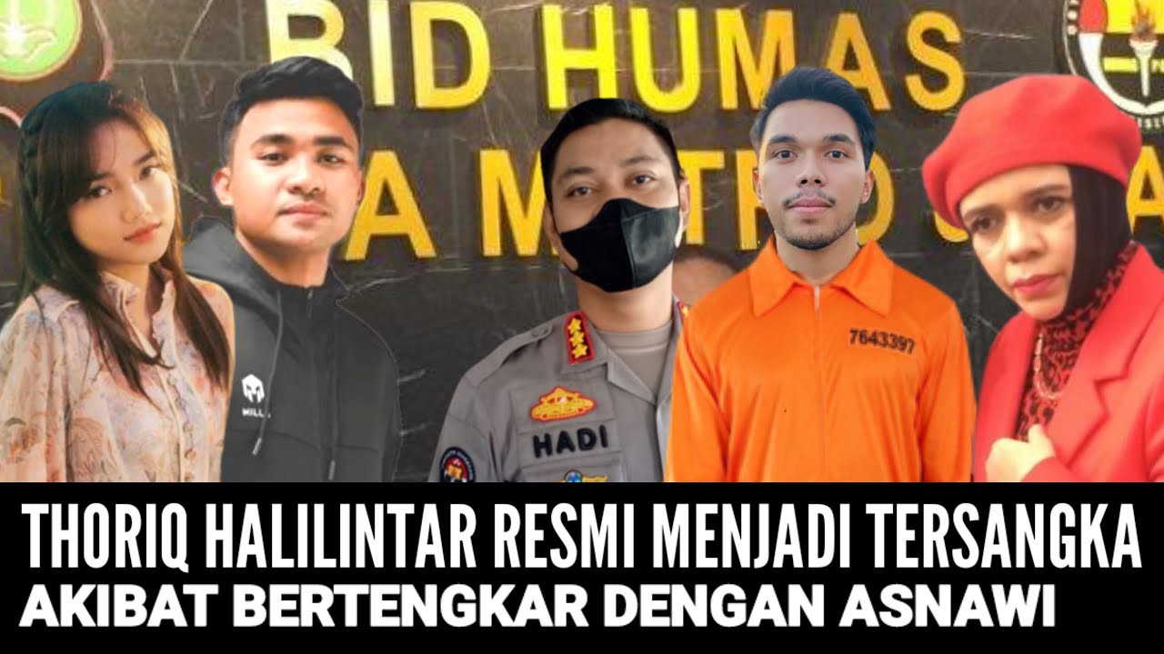 Thoriq Halilintar Resmi Menjadi Tersangka - YouTube