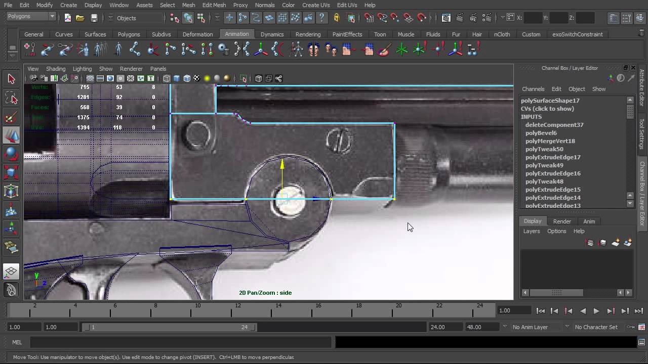 Maya Modeling 101 - Tools and Techniques pt5 - YouTube