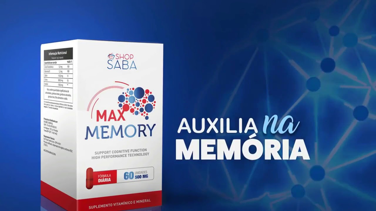 MAX MEMORY - SUPLEMENTO - AJUDA NA MEMÓRIA [SITE OFICIAL] ONDE COMPRAR ...