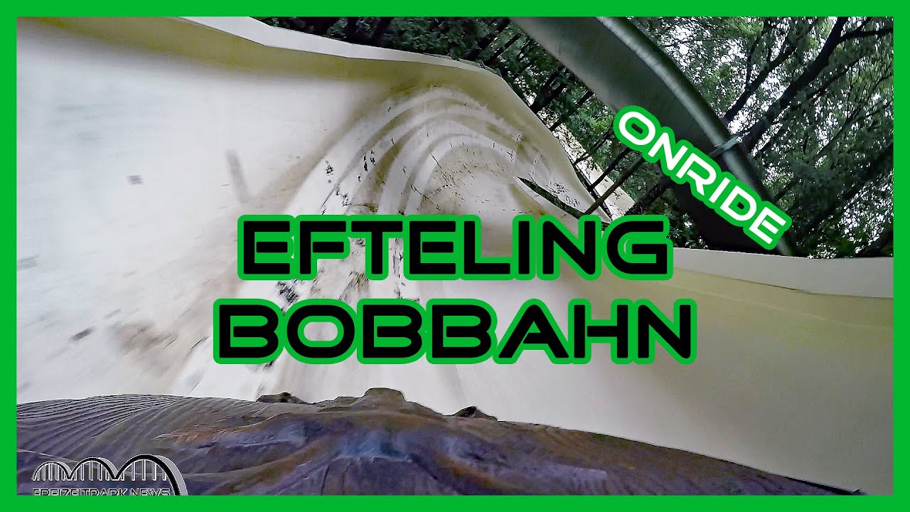 Efteling Bob closed 2019 Intamin Swissbob Onride Coaster POV Bobbahn ...