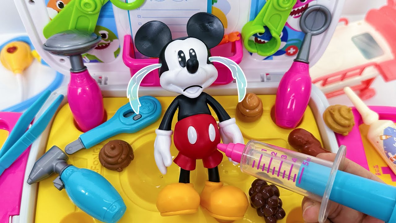 【🌟Toy ASMR🌟】9 🧪Minutes Satisfying with Unboxing Mickey Mouse Doctor ...