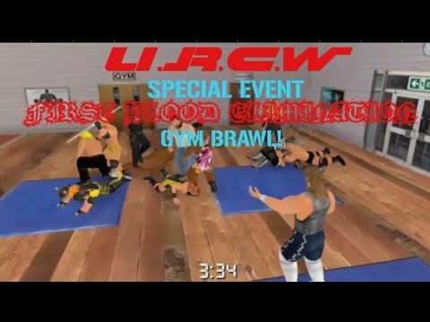 U.R.C.W Special Event: 13 Man First Blood Elimination Gym Brawl - YouTube