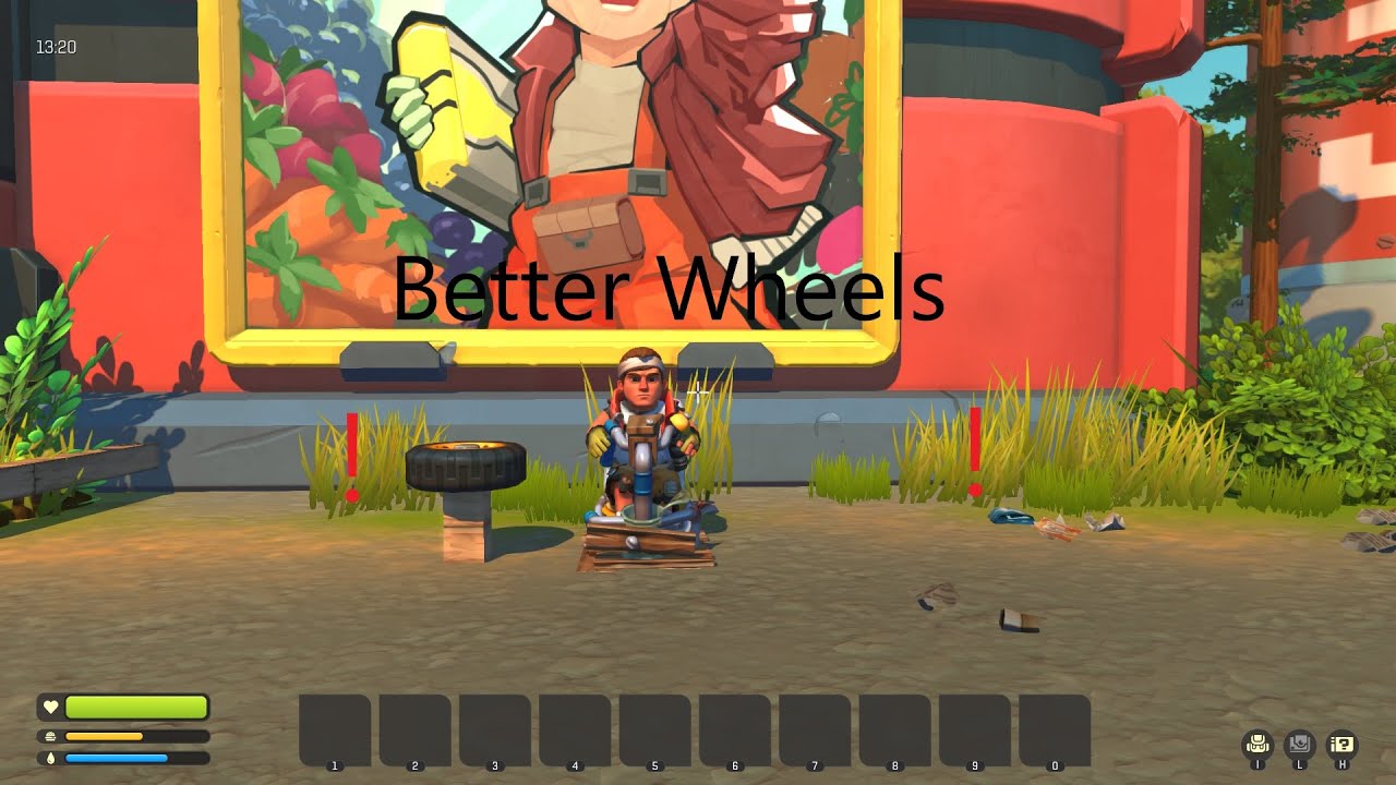 Scrap Mechanic E.p 2 Better Wheels! - YouTube